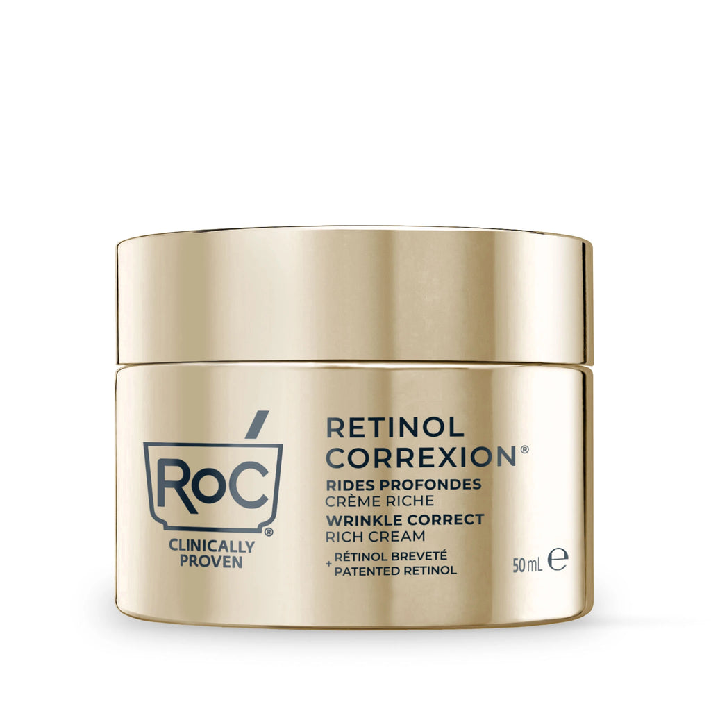 RETINOL CORREXION® Rides profondes Crème Riche | RoC Skincare France