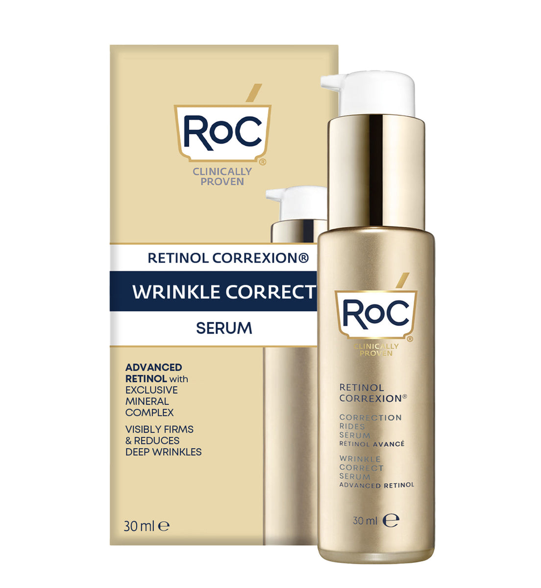 RETINOL CORREXION® Wrinkle Correct Serum – RoC France