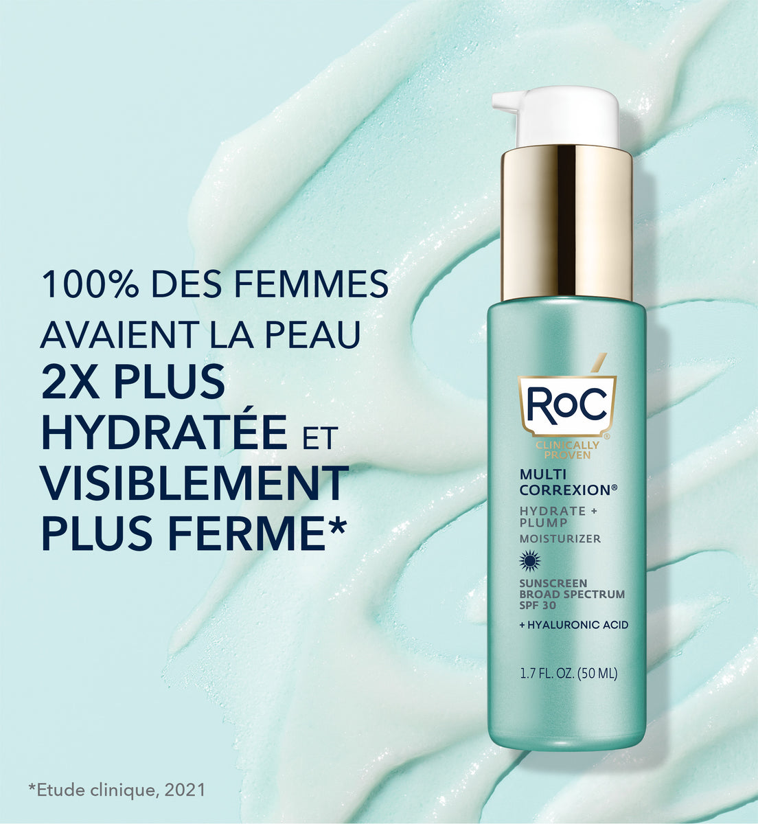 Multi Correxion®️ Hydrater + Repulper Crème Hydratante SPF30 – RoC France
